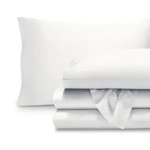 BARE HOME Tencel Lyocell Sheet Set White