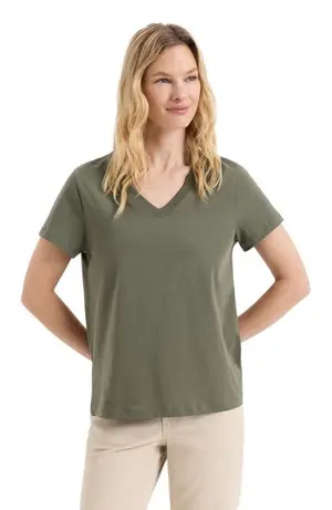 PACT Organic Cotton Softspun Essential V-neck Tee