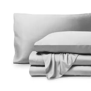 BARE HOME Cooling Rayon Sheet Set Cloud Grey