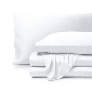 BARE HOME Cooling Rayon Sheet Set White