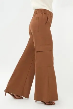 Anatomie Herron Woven Cargo Wide Leg Pull-on Pant