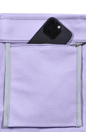DALIX Canvas Tote Bag - Lavender