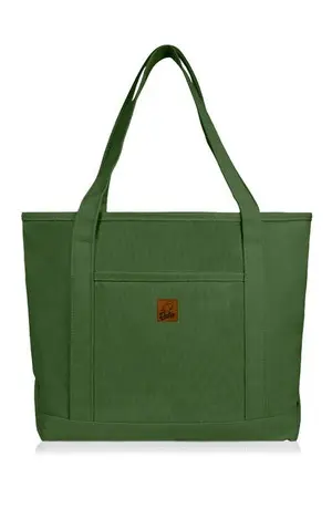DALIX 20" Canvas Tote Bag - Olive