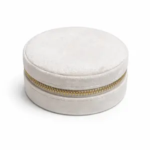 DONATELLO GIAN Round Mini Jewelry Travel Case