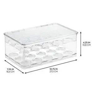 IDESIGN Stackable Coffee Pod Holder For K-cup Podsset Of 2clear