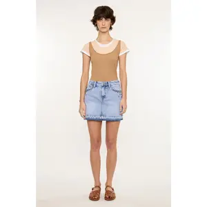 KANCAN Mildred Mid-rise Skirt - Medium Light
