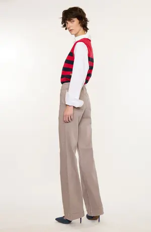 KANCAN High-rise Loose Flare Jeans
