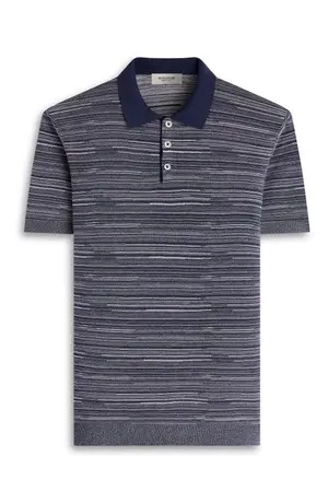Bugatchi Space Dye Polo Sweater