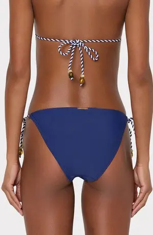 MILLY Two-tone Rope Bikini Bottoms