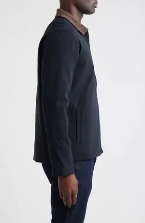 Travis Mathew Nitro Noir Stretch Nylon Zip Jacket