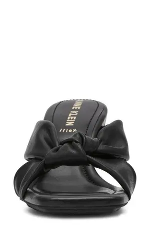 Anne Klein Jezebel Sandal - Black Pu