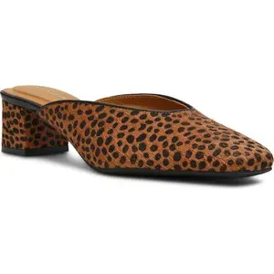 Anne Klein Maeus Mule Leopard Calf Hair