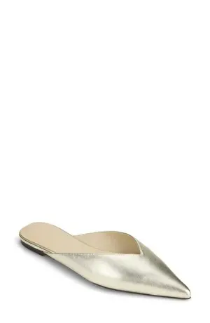 Yosi Samra Nera Pointed Toe Flat - Gold