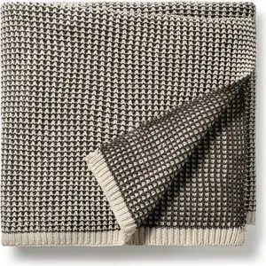 DOMANI HOME Rattle Knit Throw Blanket - Brown