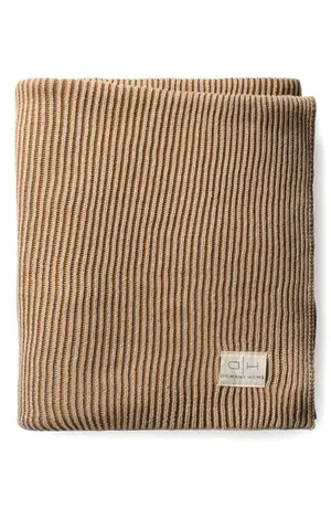 DOMANI HOME Rib Knit Throw Blanket