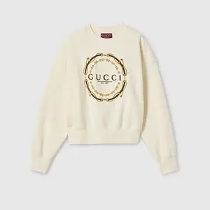 Gucci Cotton Jersey Sweatshirt With Print Ready-to-wear - White