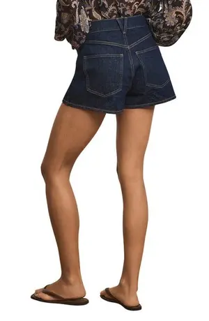 Veronica Beard Elijah Patch Pocket Denim Short