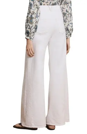Veronica Beard Vicki Extra Wide Leg Jeans