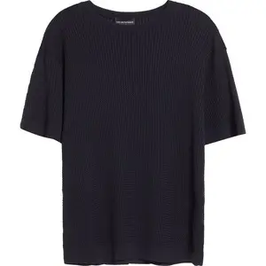 Emporio Armani Chain Link Short Sleeve Sweater