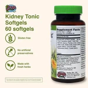 TRACE MINERALS Kidney Tonic Softgelsfunction Supplementnatural With Dandelion