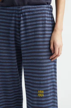 YANYAN Mabo Stripe Linen Pants