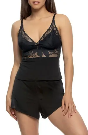 Felina Annalisa Short Pajamas - Black