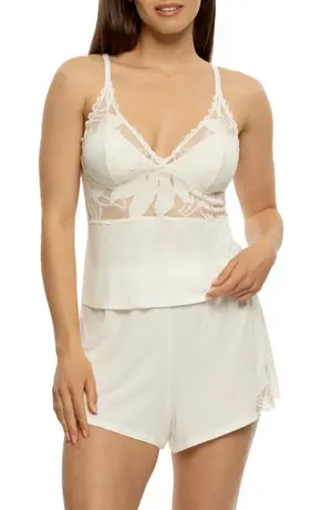 Felina Annalisa Short Pajamas - Whisper White