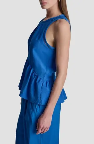Dkny Ladder Lace Detail Sleeveless Top