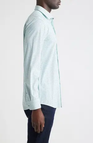 Johnston & Murphy Xc Motion Performance Knit Button-up Shirt