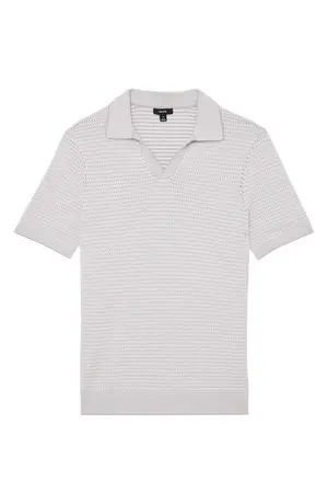 REISS Redbury Polo - Soft Grey