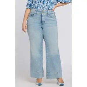 NYDJ Teresa Wide-leg Jeans With Wide Hem - Keys View
