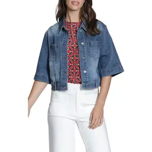 APNY Denim Short Sleeve Jacket - Medium Indigo