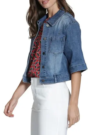 APNY Denim Short Sleeve Jacket - Medium Indigo