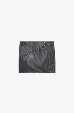 IRO PARIS Marinar Leather Skirt