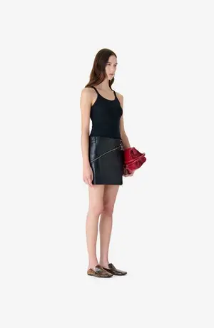 IRO PARIS Marinar Leather Skirt