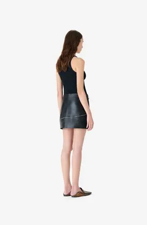 IRO PARIS Marinar Leather Skirt