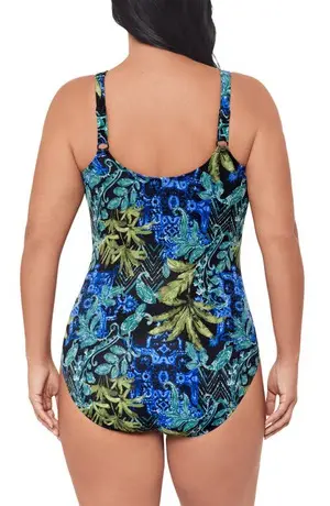 Miraclesuit Gasparilla Oceanus One-piece Swimsuit - Black/multi
