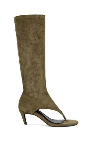 AZALEA WANG Cecile Stiletto Sandal - Olive