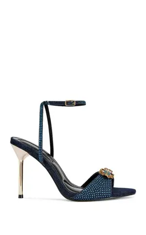 AZALEA WANG Treetok Stiletto Sandal - Denim
