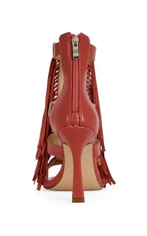 AZALEA WANG Sumac Stiletto Sandal - Red
