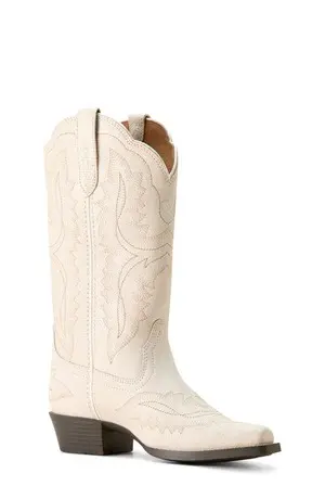 Ariat Casanova Western Boot - Distressed Ivory