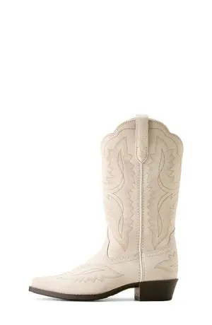 Ariat Casanova Western Boot - Distressed Ivory