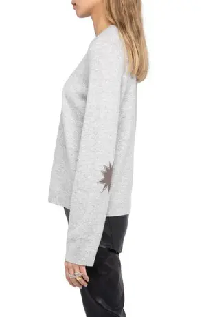 Zadig&Voltaire Cera Wool & Cashmere Sweater - Light Grey