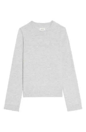 Zadig&Voltaire Cera Wool & Cashmere Sweater - Light Grey