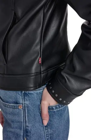 LEVI'S Studded Faux Leather Jacket