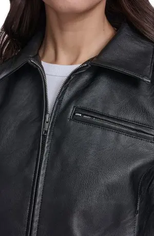 LEVI'S Faux Leather Jacket - Black