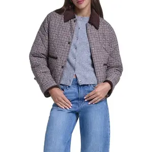 LEVI'S Quilted Barn Jacket - Houndstooth