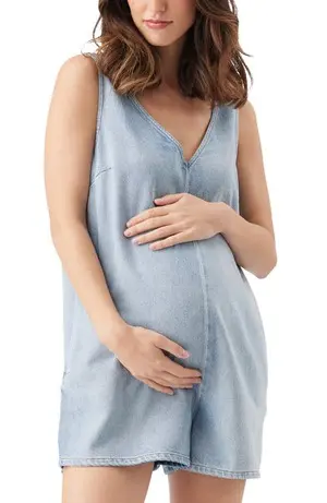 RIPE MATERNITY Fenix Denim Playsuit