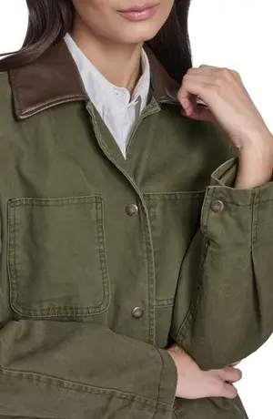 LEVI'S Contrast Collar Field Jacket - Olive