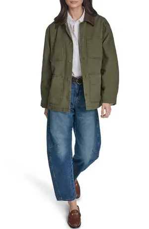 LEVI'S Contrast Collar Field Jacket - Olive